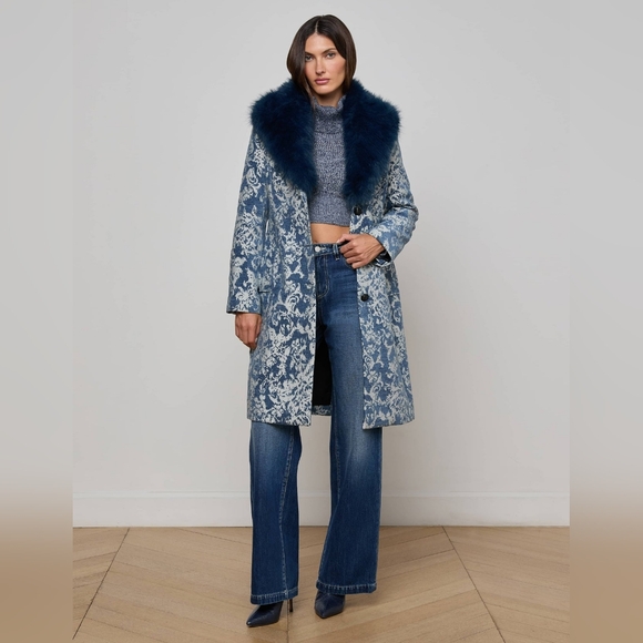 L'AGENCE | Jackets & Coats | Lagence Laney Jacquard Coat | Poshmark